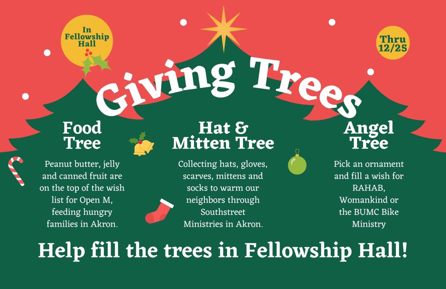 Holiday Giving Trees 2024 - Brecksville United Methodist Church