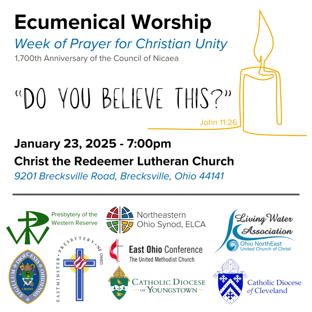 Ecumenical Worship Service - Week of Christian Unity - Brecksville ...