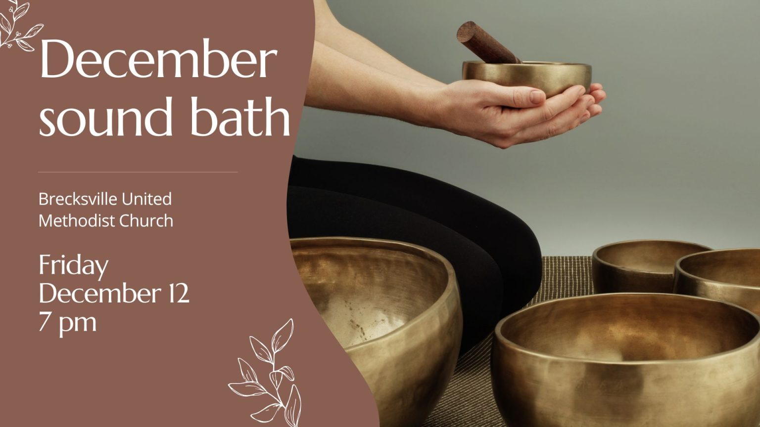 December Sacred Sound Bath - Brecksville United Methodist Church